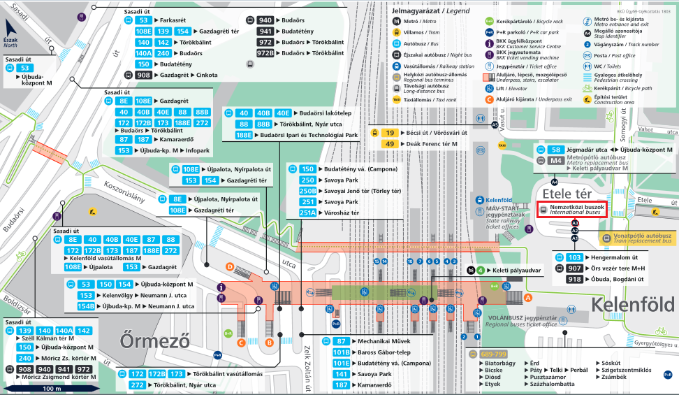 REGIOJET, STUDENT AGENCY BUS, STATION HU Budapest Kelenföld Vasútállomás